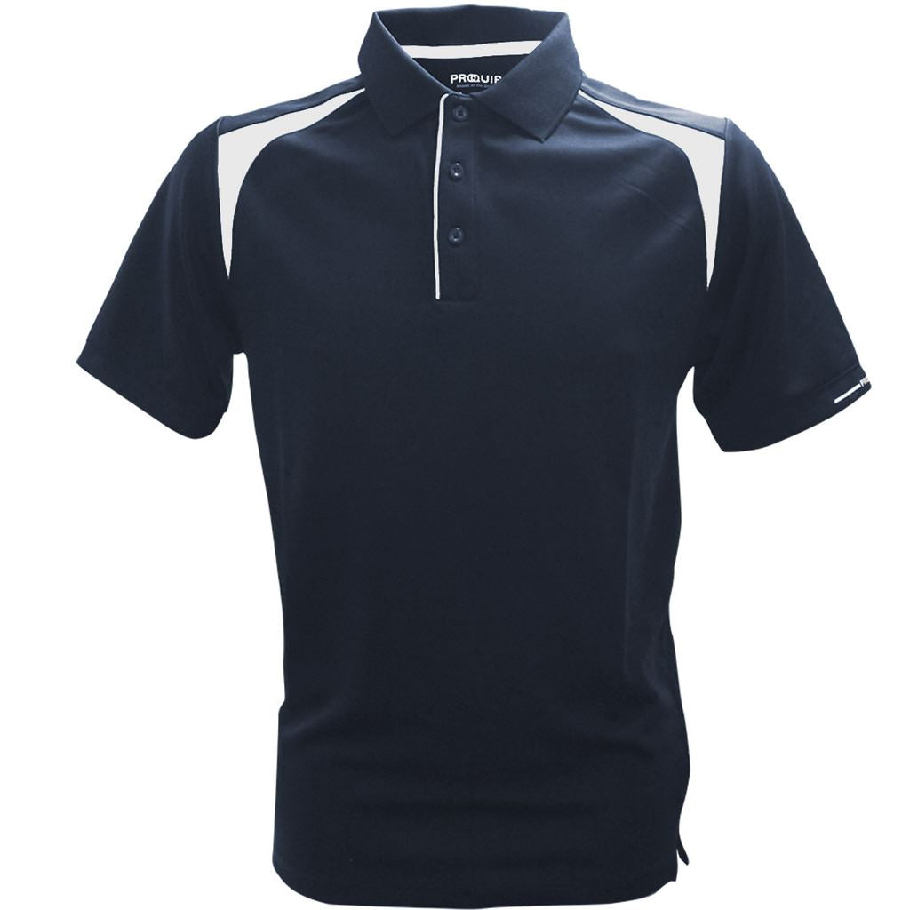 Proquip Technical Panelled Stretch Mens Performance Golf Polo Shirt ...